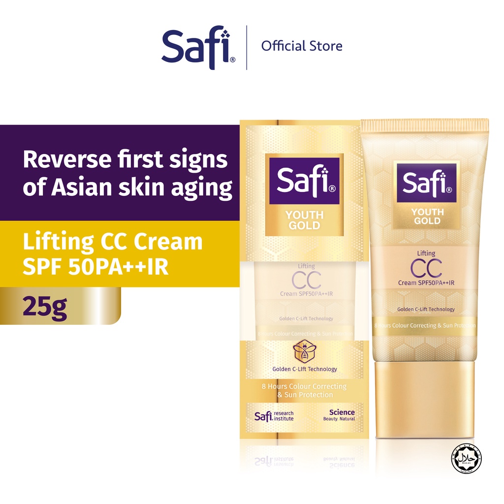 SAFI Youth Gold Lifting CC Cream SPF50PA++IR 25g | Protect from UVA ...