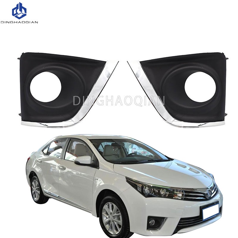 Front Bumper Fog Lamp Cover Grill Driving Lamp Covers Fog Lights Frame ...