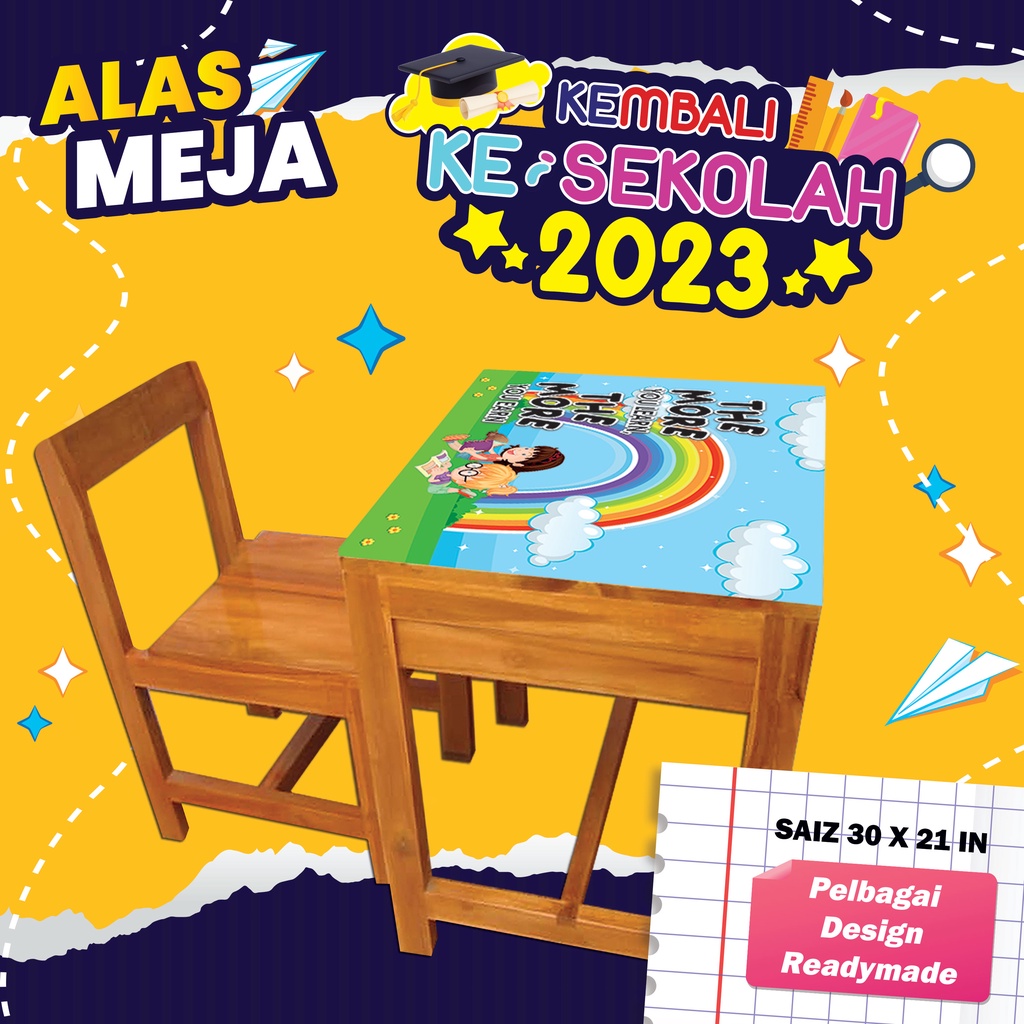 Part 3: Alas Meja Pelajar Hiasan Kelas (Alas Meja) 2024‼💯 (BELI BANYAK ...