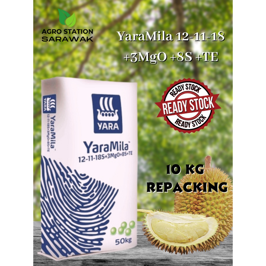 BAJA YaraMila 12-11-18 +3MgO +8S +TE 10KG | Shopee Malaysia