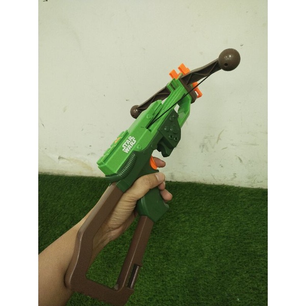 NERF Star Wars Chewbacca Wookiee Bowcaster Blaster Gun Crossbow ...