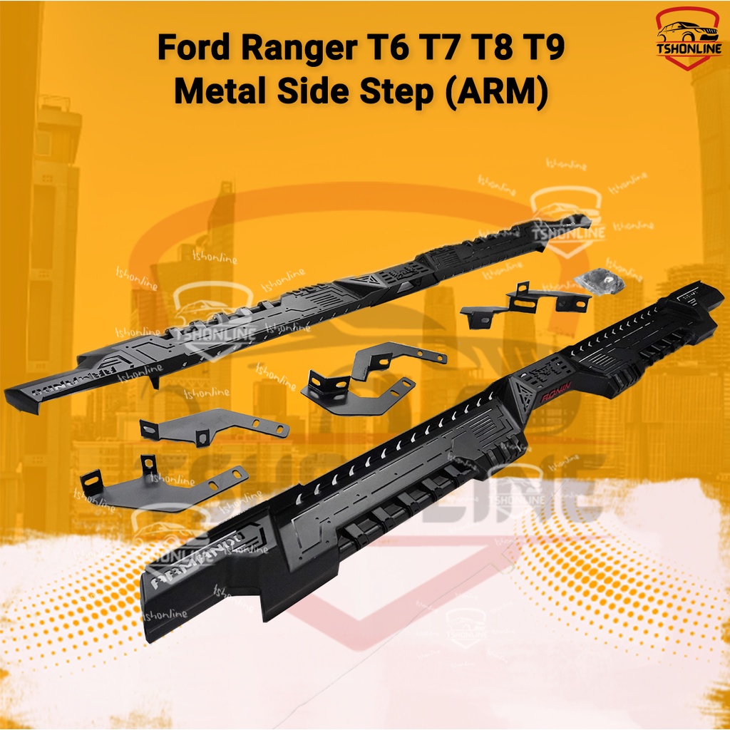Ford Ranger Side Step T6 T7 T8 T9 (ARM)/ Ranger Metal Side Step/ Ranger ...