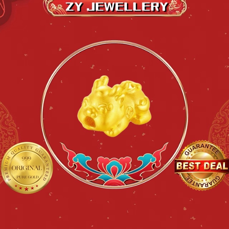 [Pre-order] Zy Jewellery 3D 999 Pure Gold Fortune Baby Series Mini ...