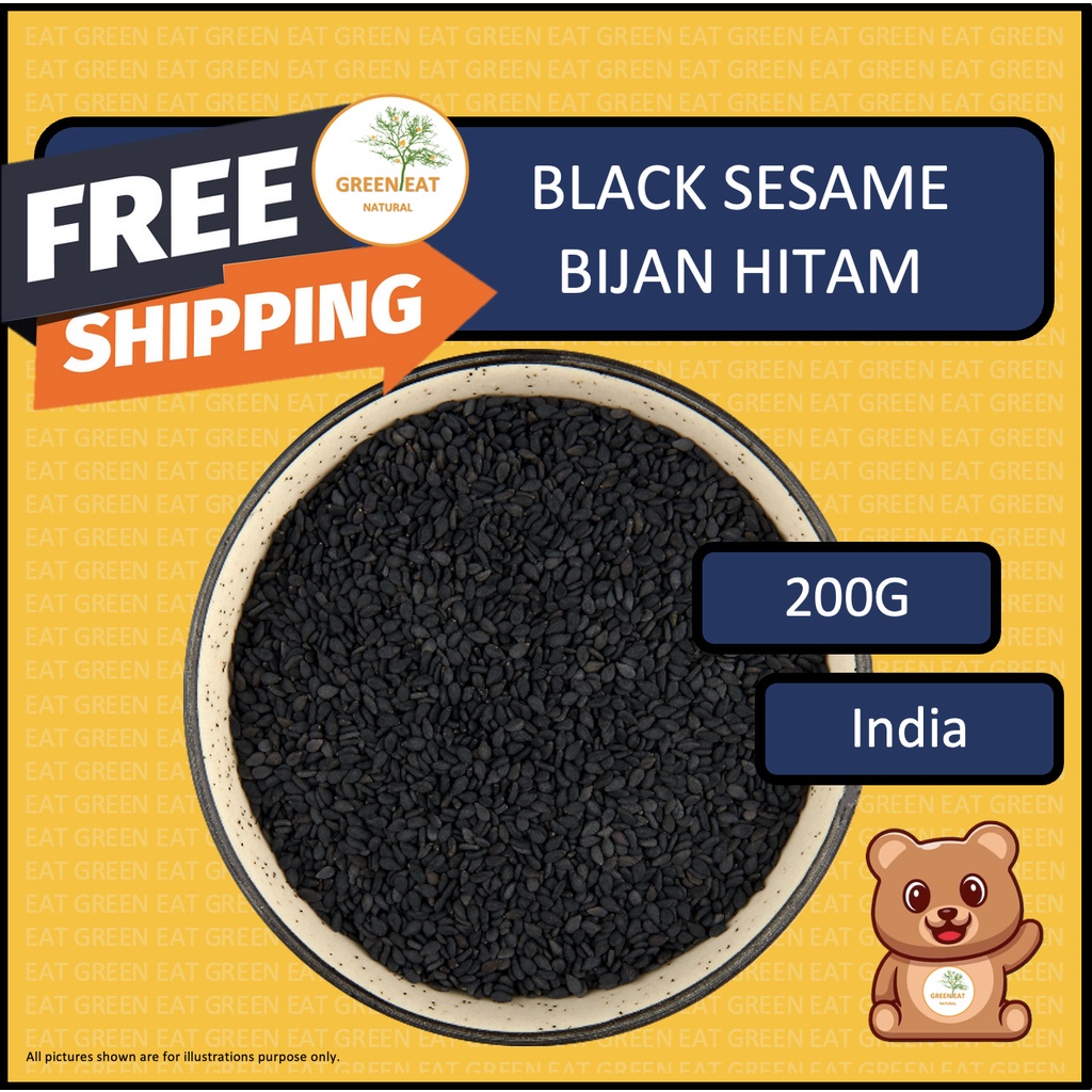 Bijan Hitam / Black Sesame Seed 黑芝麻 200g | Shopee Malaysia