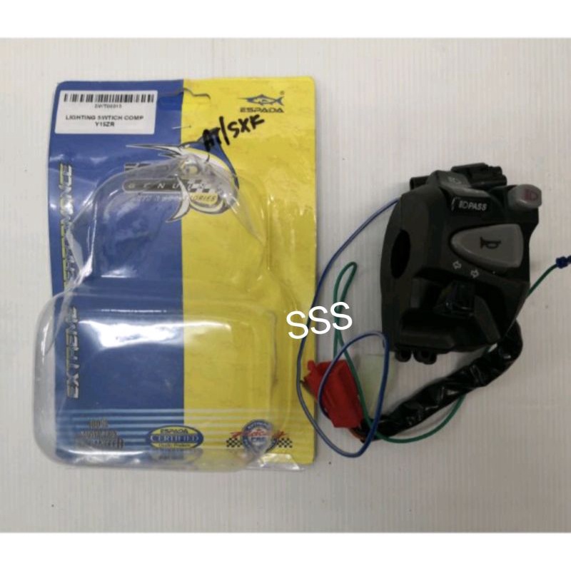 Y15 V2 HANDLE SWITCH LH ESPADA (WITH ON OFF BUTTON & DOUBLE SIGNAL ...