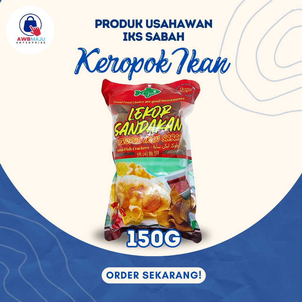 Keropok Ikan Sabah ORIGINAL SABAH 500g (Produk Usahawan IKS Sabah ...