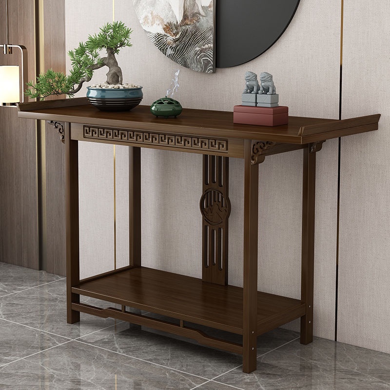 HY@ Altar Console Buddha Shrine Household New Chinese Solid Wood Altar ...