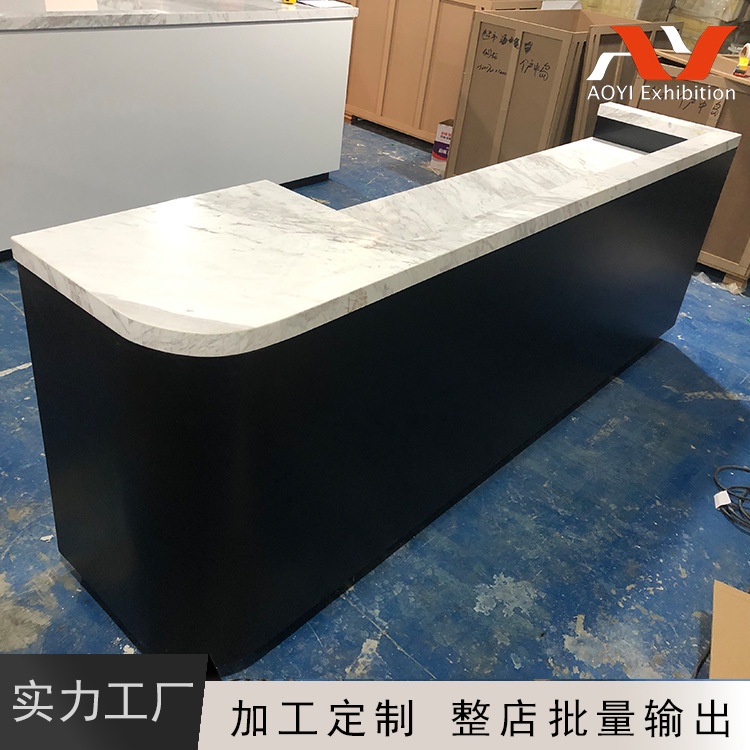 HY@ Bar Counter Front Desk Commercial Office Building Office Table ...