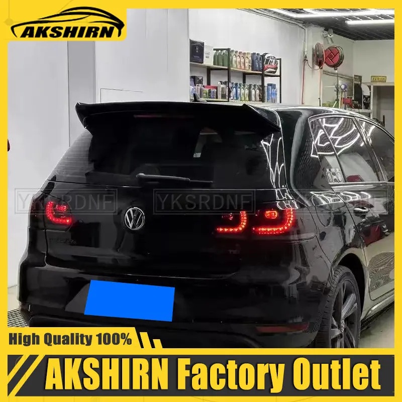 Rear Roof Spoiler for Volkswagen VW Golf 6 MK6 VI GTI R20 2010-2013 ABS ...