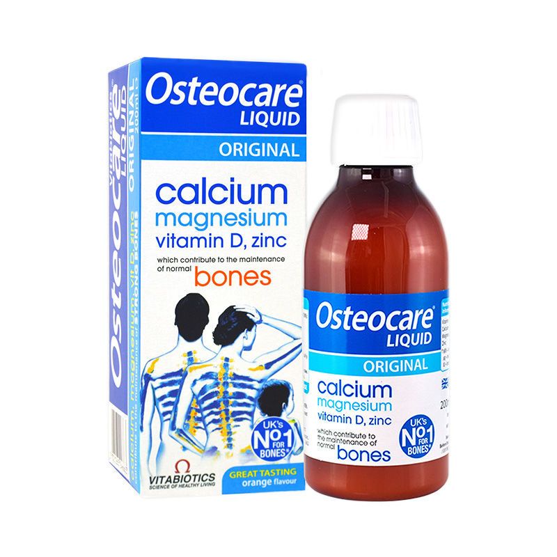 VITABIOTICS Osteocare UK liquid calcium magnesium zinc supplVITABIOTICS Osteocare ...
