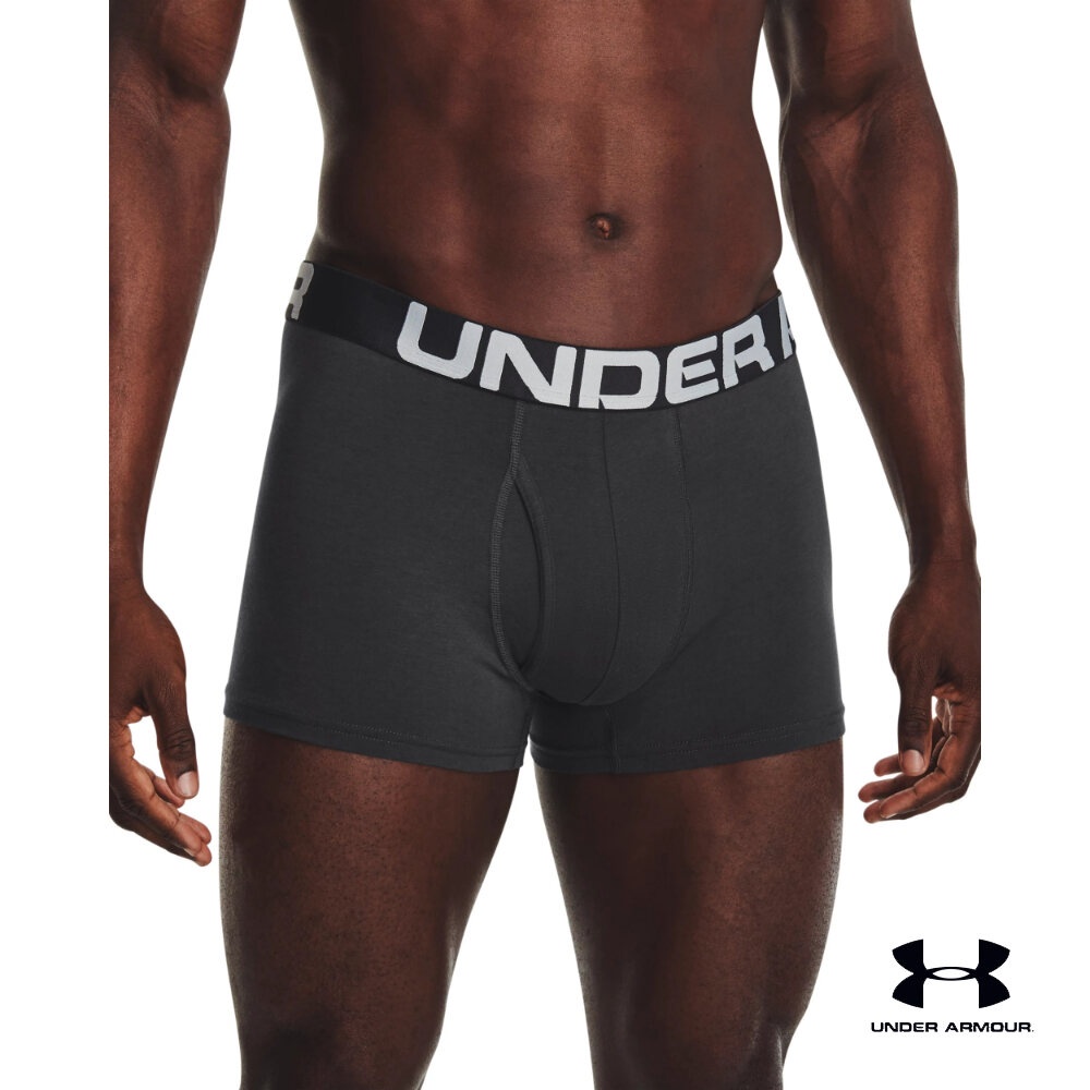 Under Armour Men's Charged Cotton® Boxerjock® (3 Pack x 3") | Shopee ...