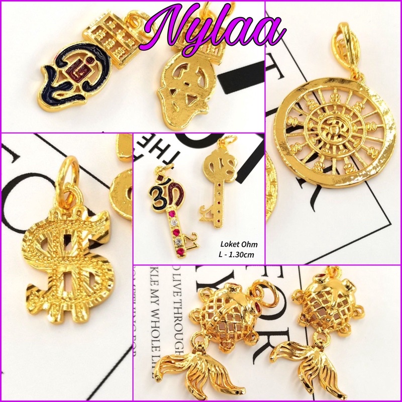 Emas Korea Loket OHM,SUNSKRIT,DOLLAR,SAMPOA | Shopee Malaysia