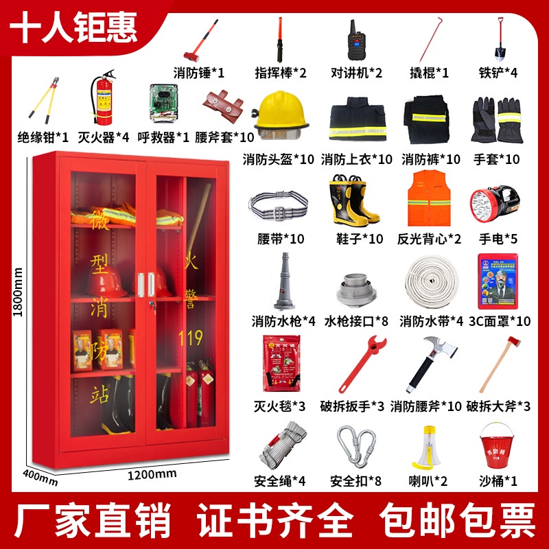 HY-8 02Model Fire Suits Suit Fire-Fighting Cabinet Full Set Miniature ...