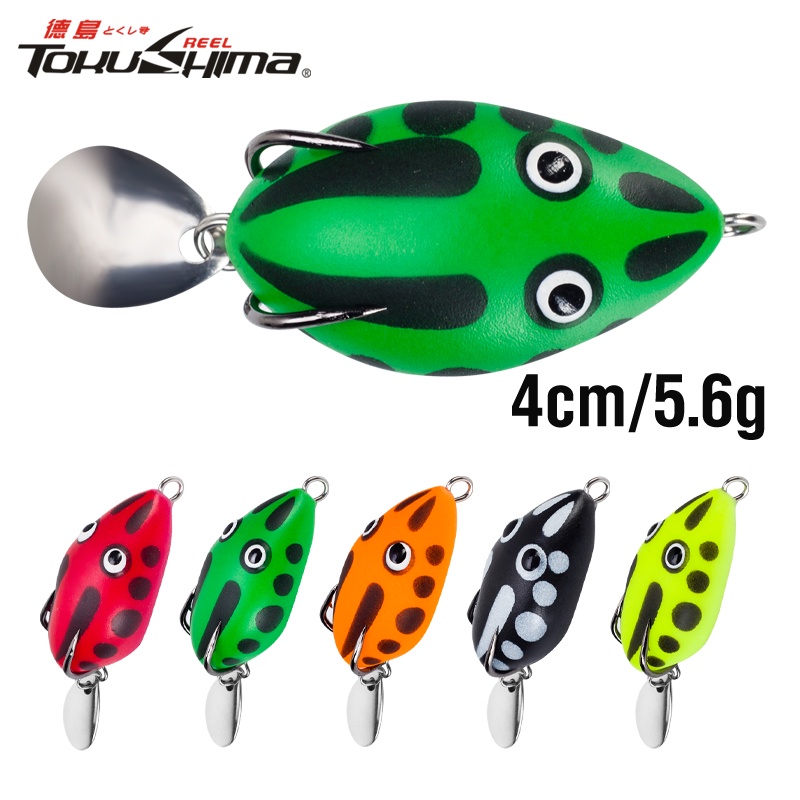 1Pcs 4cm/5.6g Topwater Soft Frog Lure Tiruan Umpan Katak Ikan Gewang ...