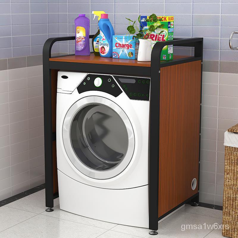 【XH WL】Washing Machine Shelf Storage Cabinet Shelf Roller Balcony Floor ...