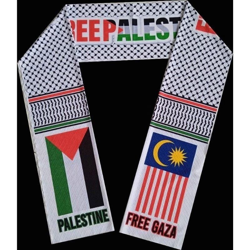 Mafla Selendang palestine flag kuffiya palestina Shawl | Shopee Malaysia