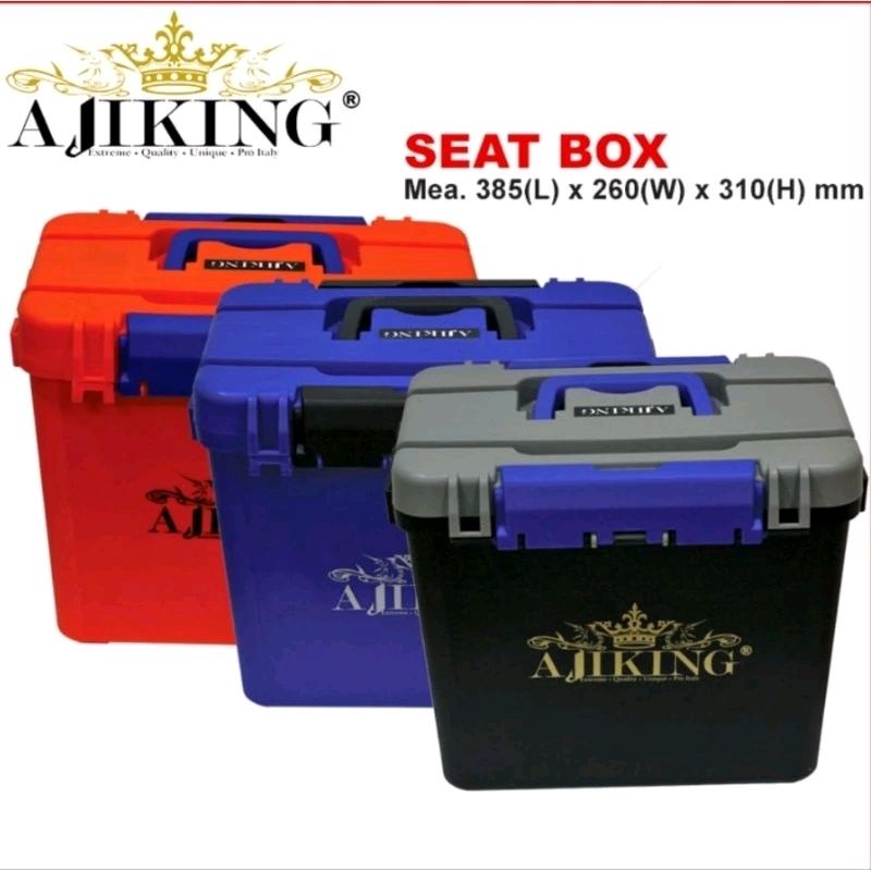 Kotak Simpanan barangan Pancing Ajiking Seat Box Waterproof Fishing ...