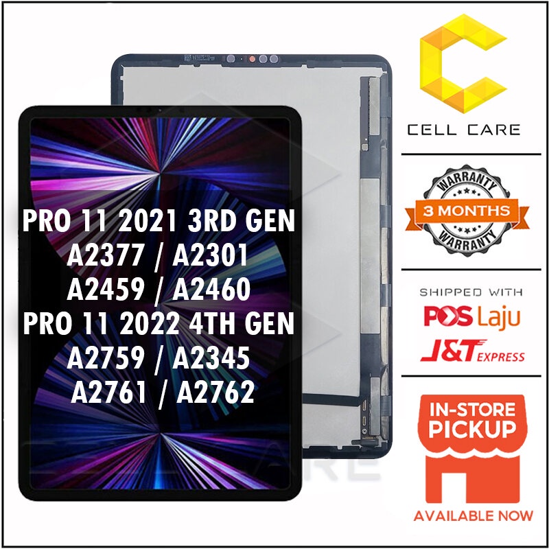 LCD Display Touch Screen Compatible For PAD PRO 11 3RD 4TH A2301 A2459 ...