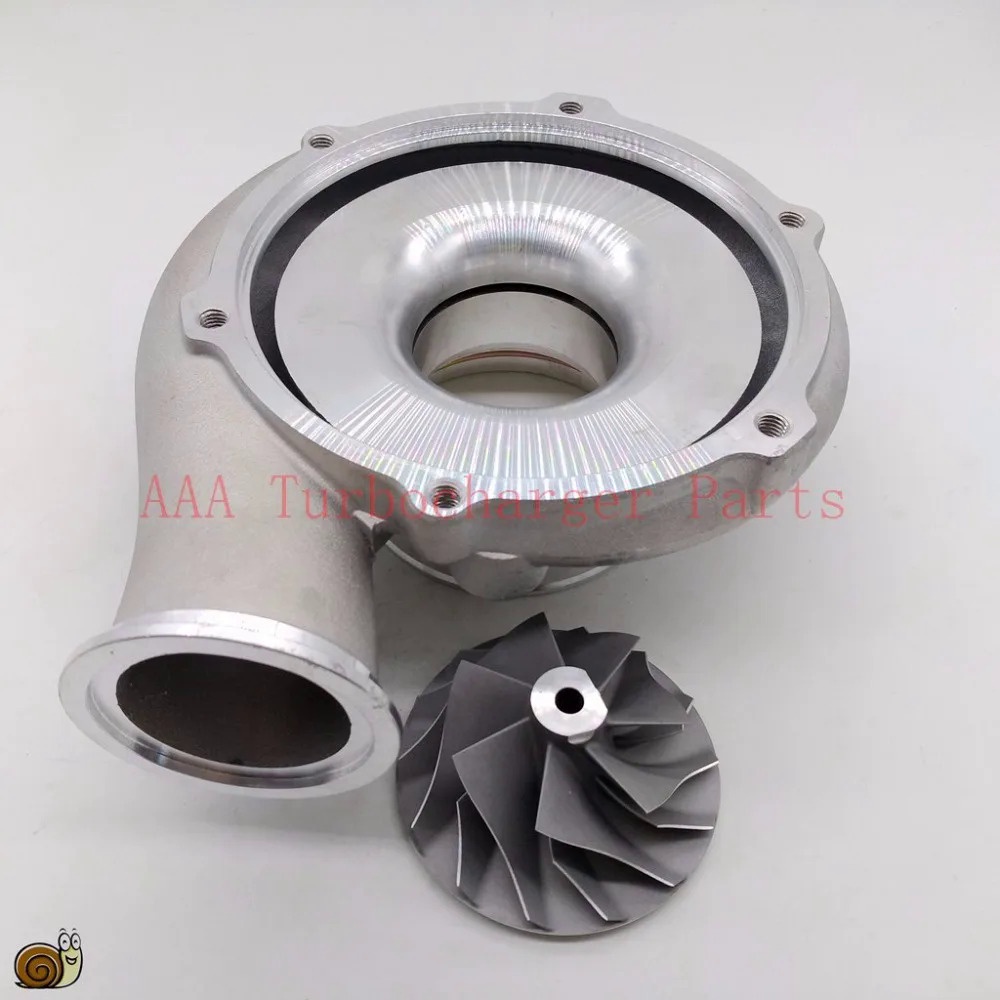 HX40 Turbo Compressor wheel + housing fitting by nut suit wheel size ...
