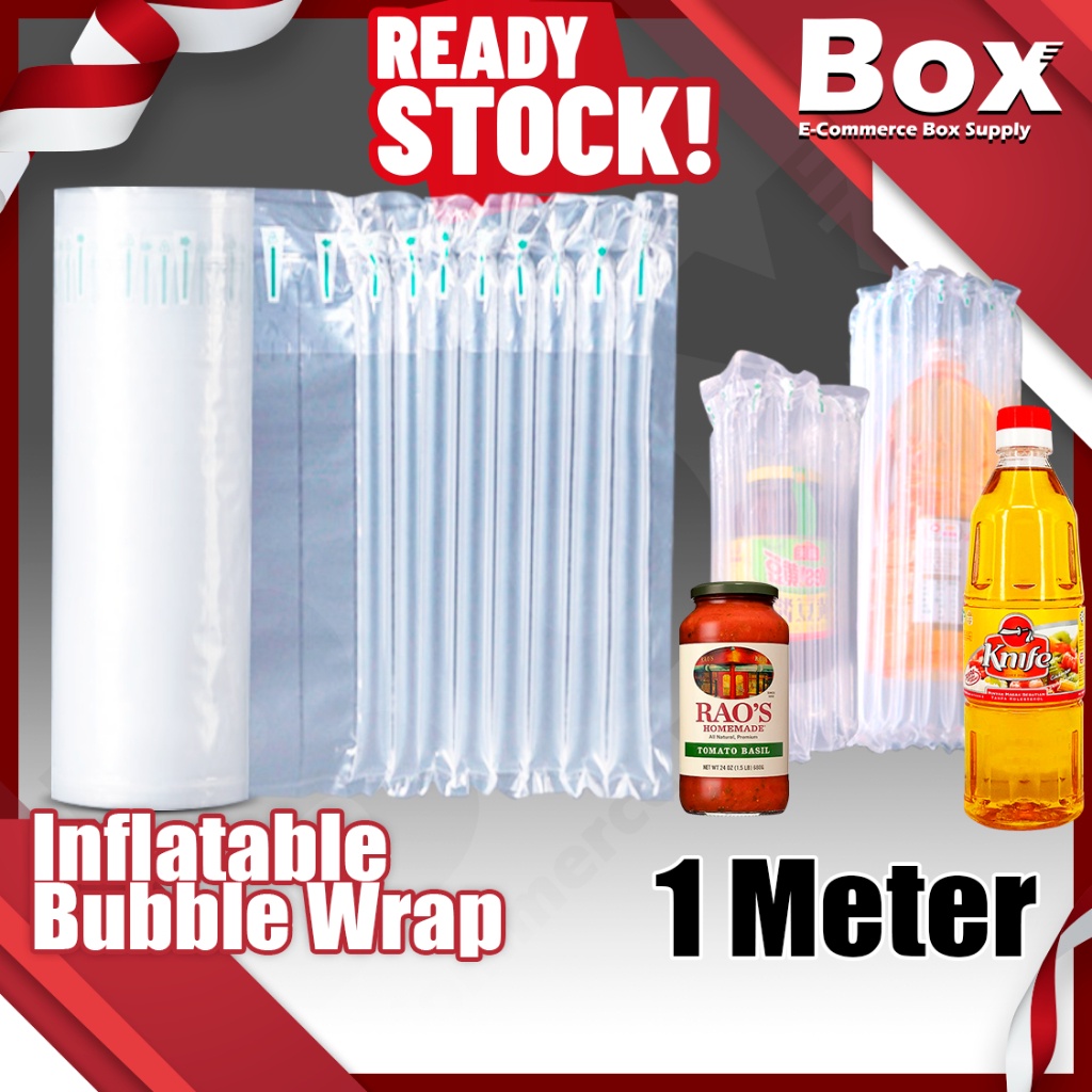 Inflatable Air Bubble Wrap 1m Balut Gelembung Udara High Quality Bubble ...