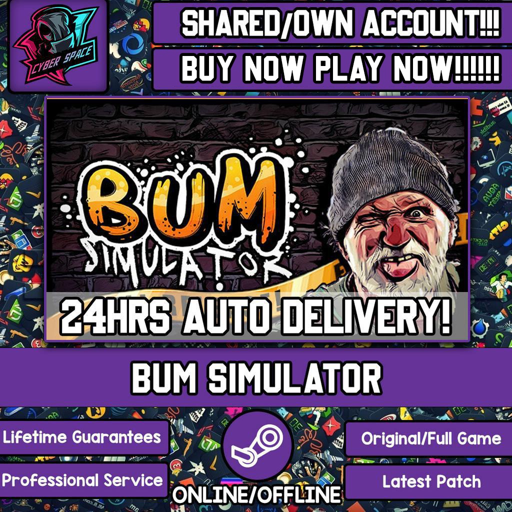 Bum Simulator [Auto Delivery] [Steam Online & Offline] Cyber Space PC Game | Shopee Malaysia