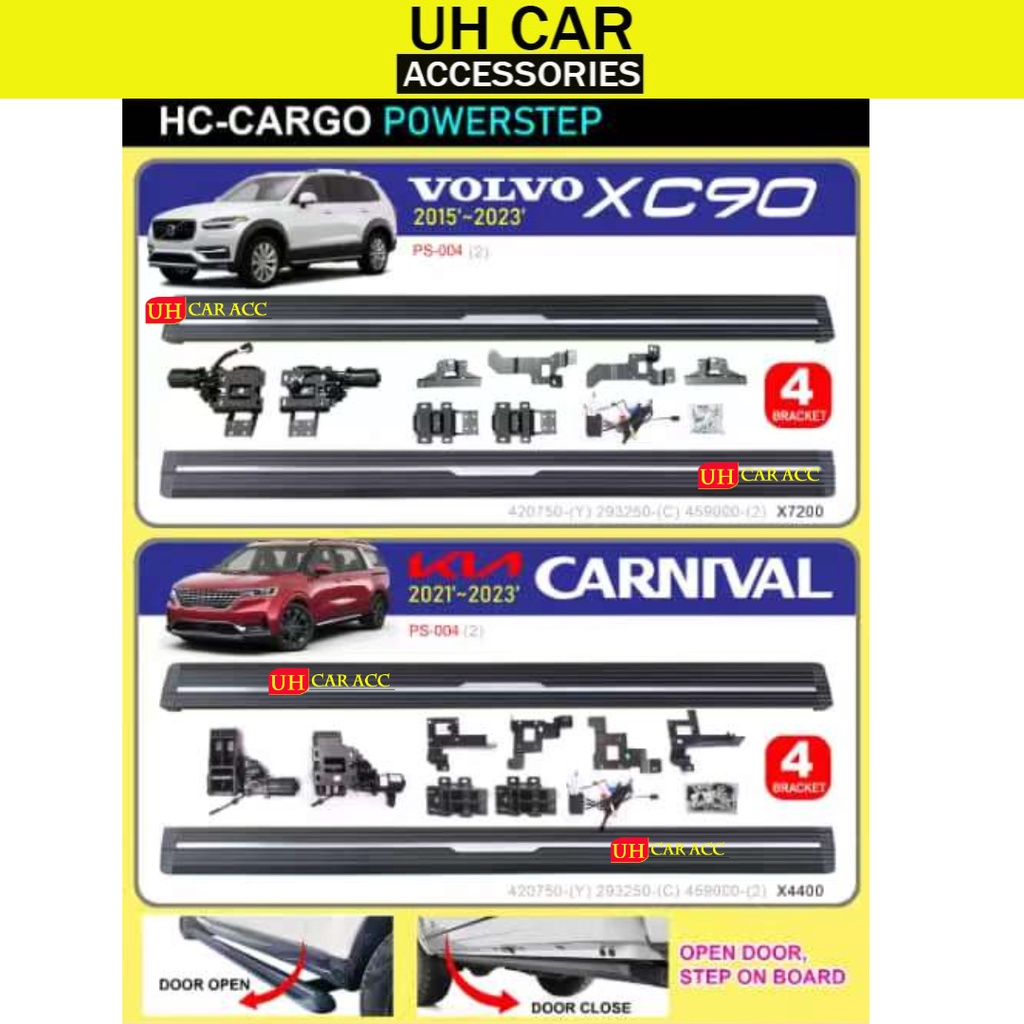 KIA CARNIVAL 2021 2022 2023 2024 AUTO POWER SIDE STEP RUNNING BOARD ...