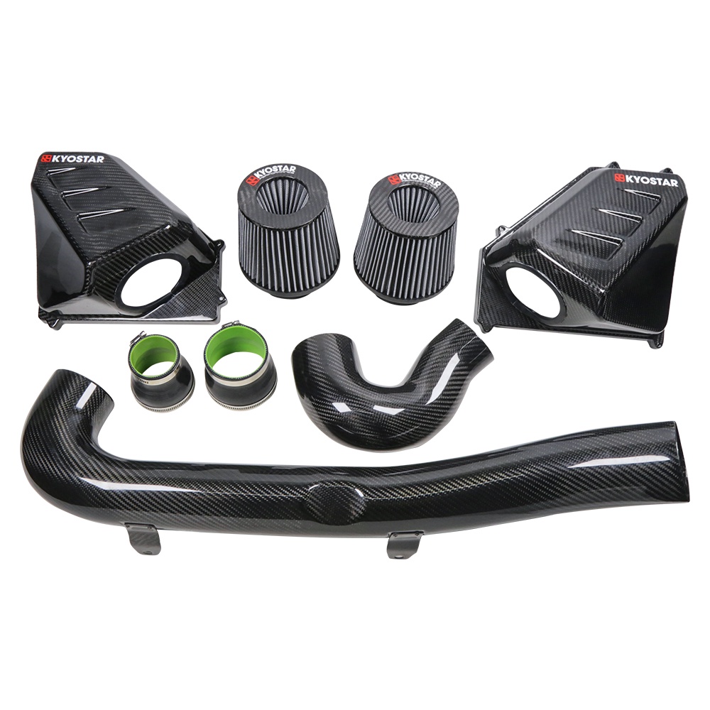 For BMW M3 G80 M4 G82 2021-2024 Black Dry Carbon Fiber Air Intake Kit ...