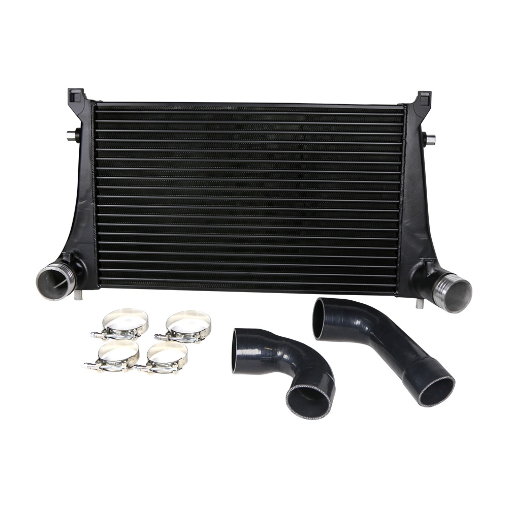 70mm Competition Black Intercooler piping kit for VW MK7 GTI Golf R VAG ...