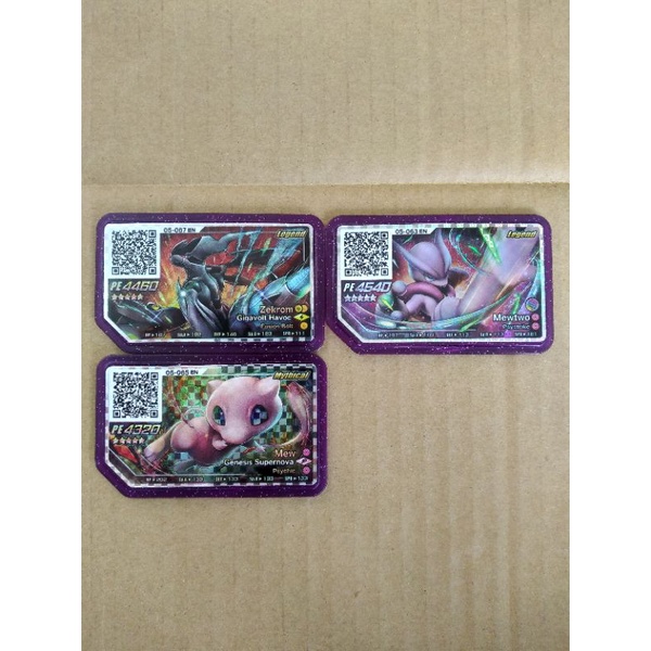 Pokemon Gaole 5star mew/mewtwo/zekrom MY&SG Pokemon Gaole Machine ...