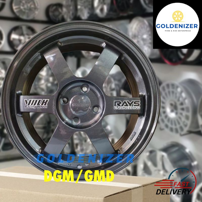 Rays sport rim 🛞kereta TE37 14inch 15 inch 16inch 17inch 14" 15" 16" 17 ...