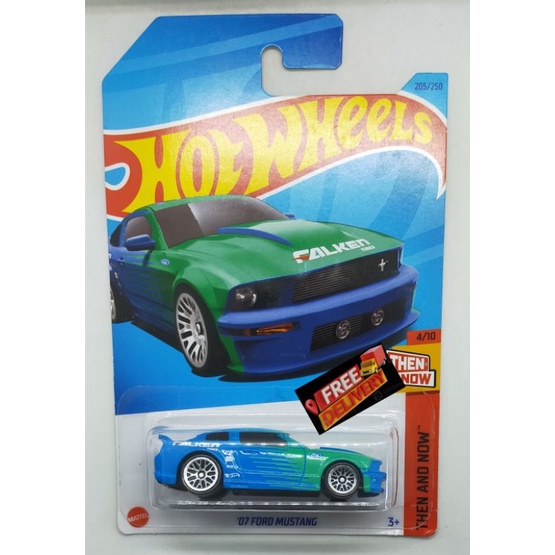 Hot Wheels 07 Ford Mustang Falken green | Shopee Malaysia