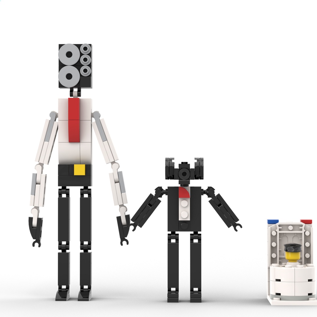 Soundman vs.Controller Building Block Toy Toiletman VS Monitor Figure ...