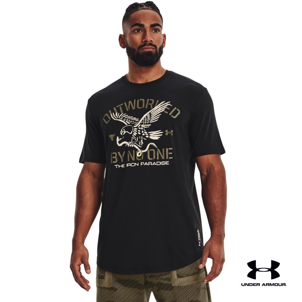 Under Armour UA Men's Project Rock Outworked Short Sleeve | Shopee Malaysia