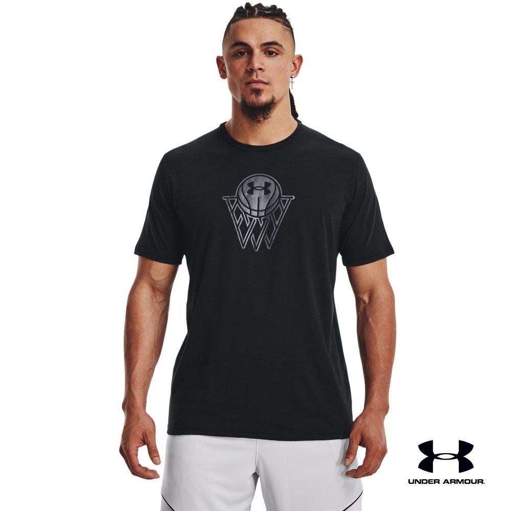 Under Armour UA Mens Basketball Logo Short Sleeve | Shopee Malaysia