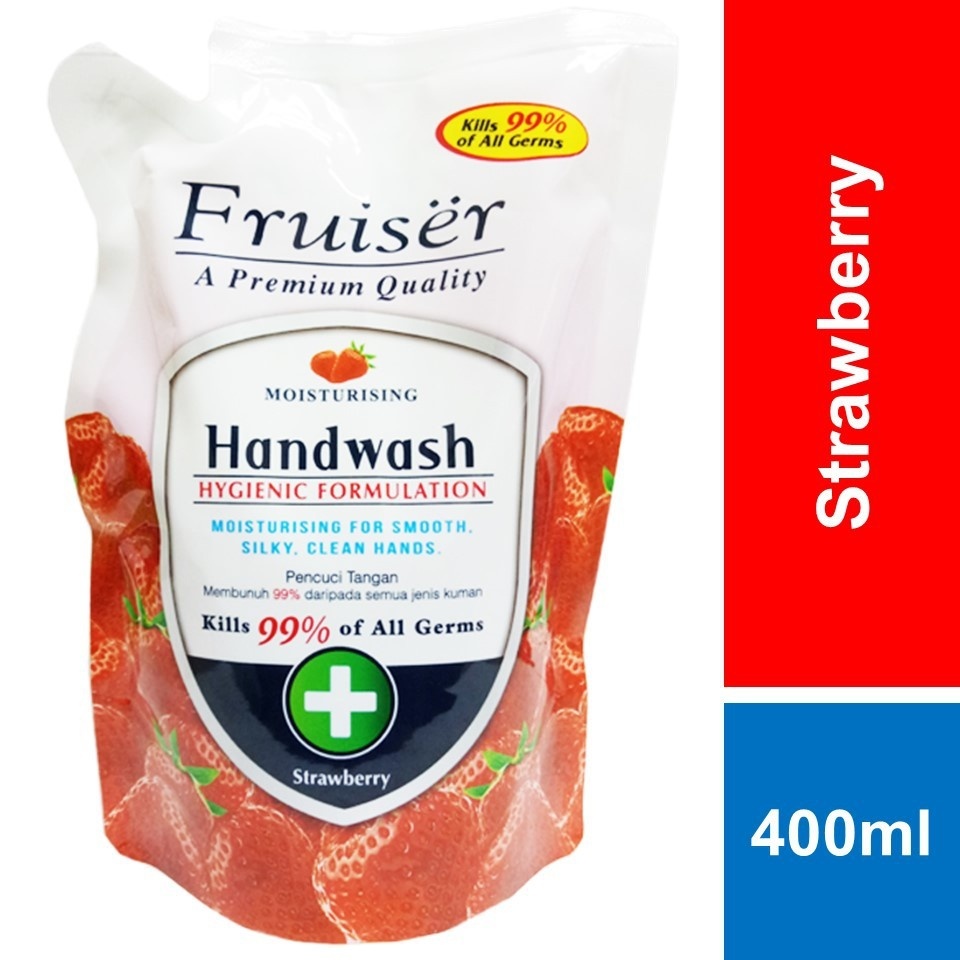 Fruiser Handwash Refill Strawberry 400ml | Shopee Malaysia