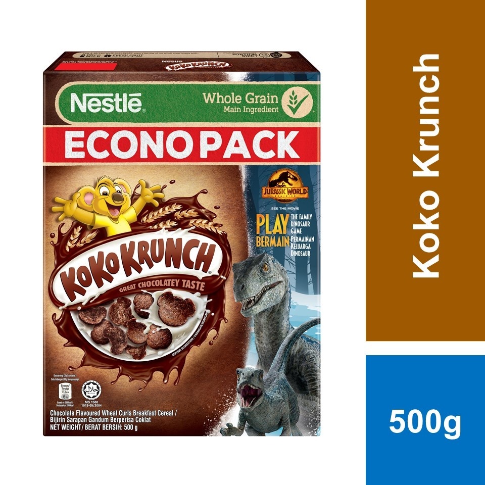 Nestle Koko Krunch Jurassic Park Packaging (500g) | Shopee Malaysia