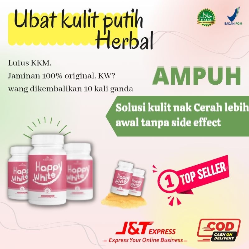 Ubat Putih -Happy white honey glow - Vitamin putihka seluruh tubuh Ubat ...