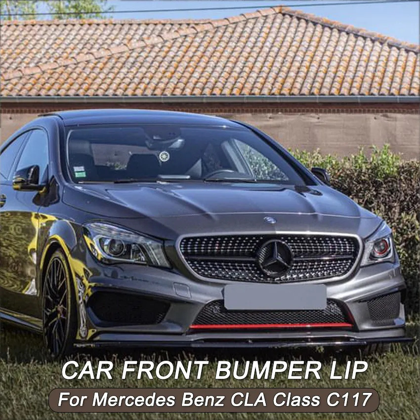 Front Bumper Lip Body Kit Spoiler Bumper Canard Lip Splitter For ...