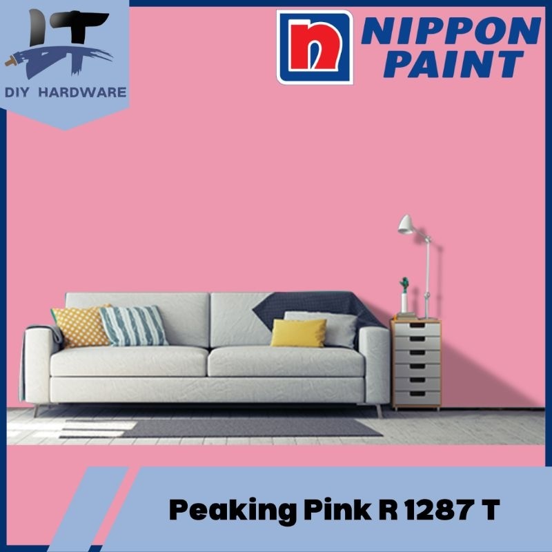 1L / 5L Nippon Paint Peaking Pink R 1287 T For Interior Wall Paint ...