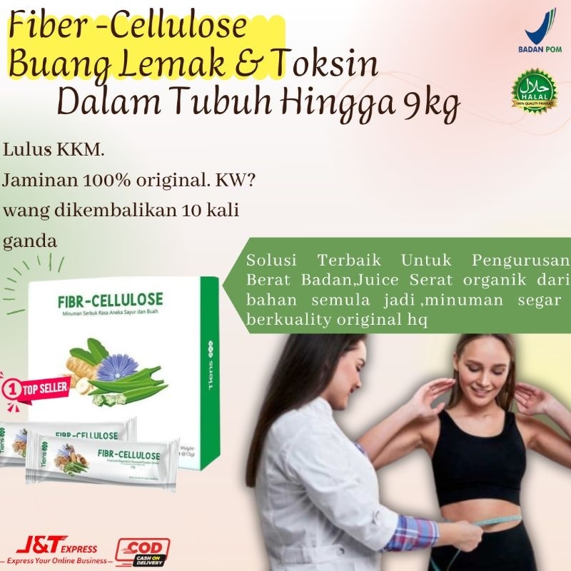 Minuman Kurus Fibr -Cellulose Fruit Fiber Detox - Minuman viral ...