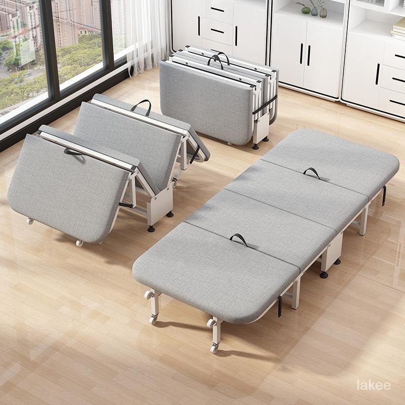Folding Bed Single Use Portable Bed Noon Break Bed Foldable Bed for ...