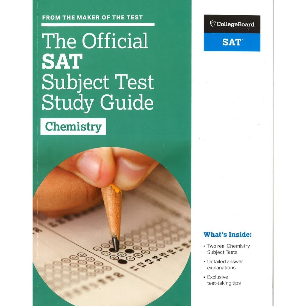 (BBW) The Official Sat Subject Test Study Guide: Chemistry ...