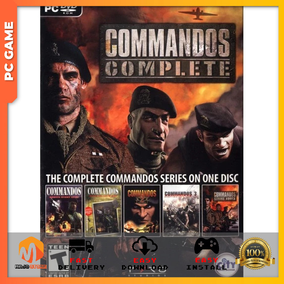 [PC Game] Commandos 5 in 1 Complete Collection PC Digital Download Offline | Shopee Malaysia