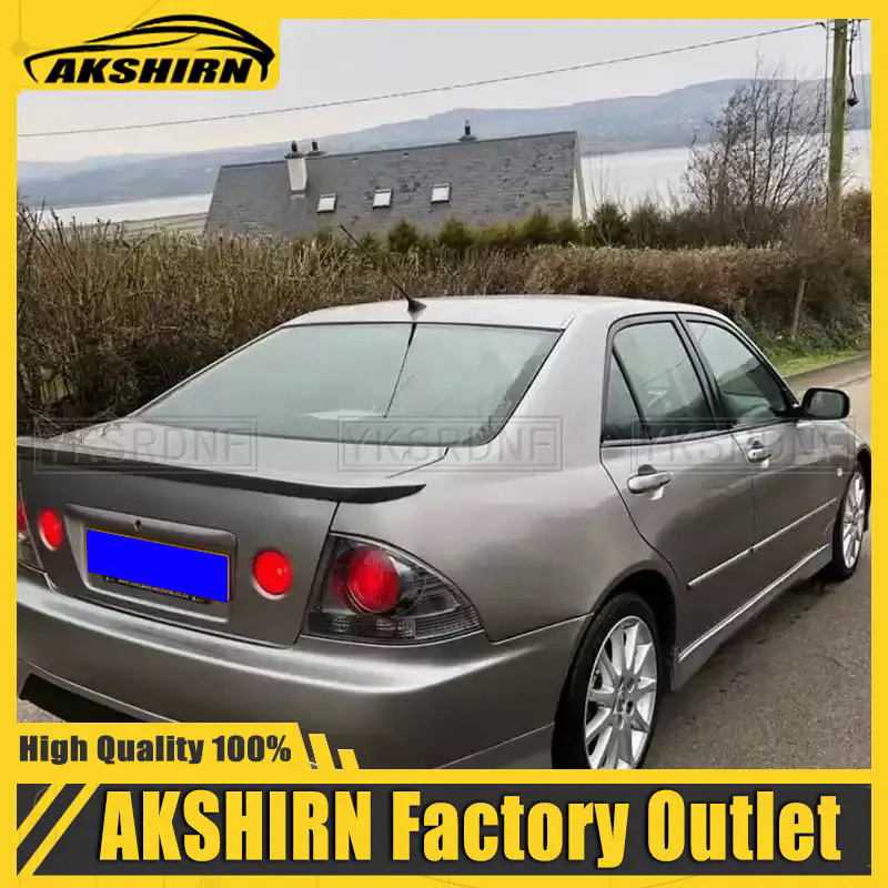 IS200 Modified TRD Style Black/Carbon Fiber Rear Trunk Luggage ...