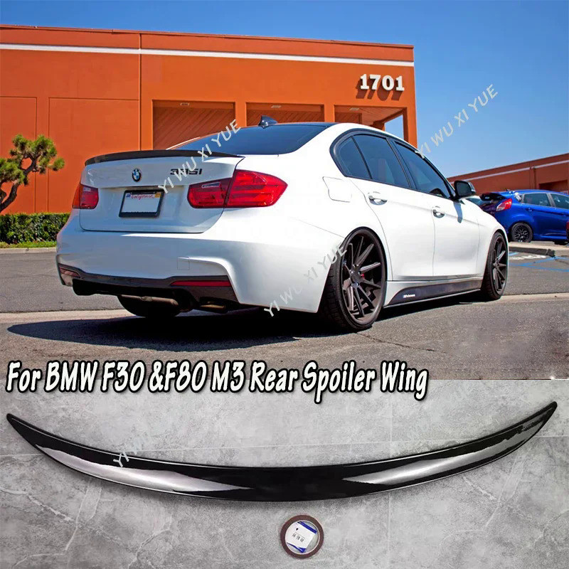 M Performance Rear Spoiler Wing for BMW F30 & F80 M3 318i 320i 325i ...