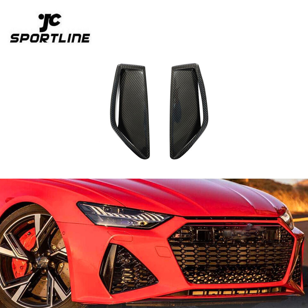 Dry Carbon Fibre RS6 Front Bumper Scoop for Audi RS6 A6 C8 Avant Wagon ...