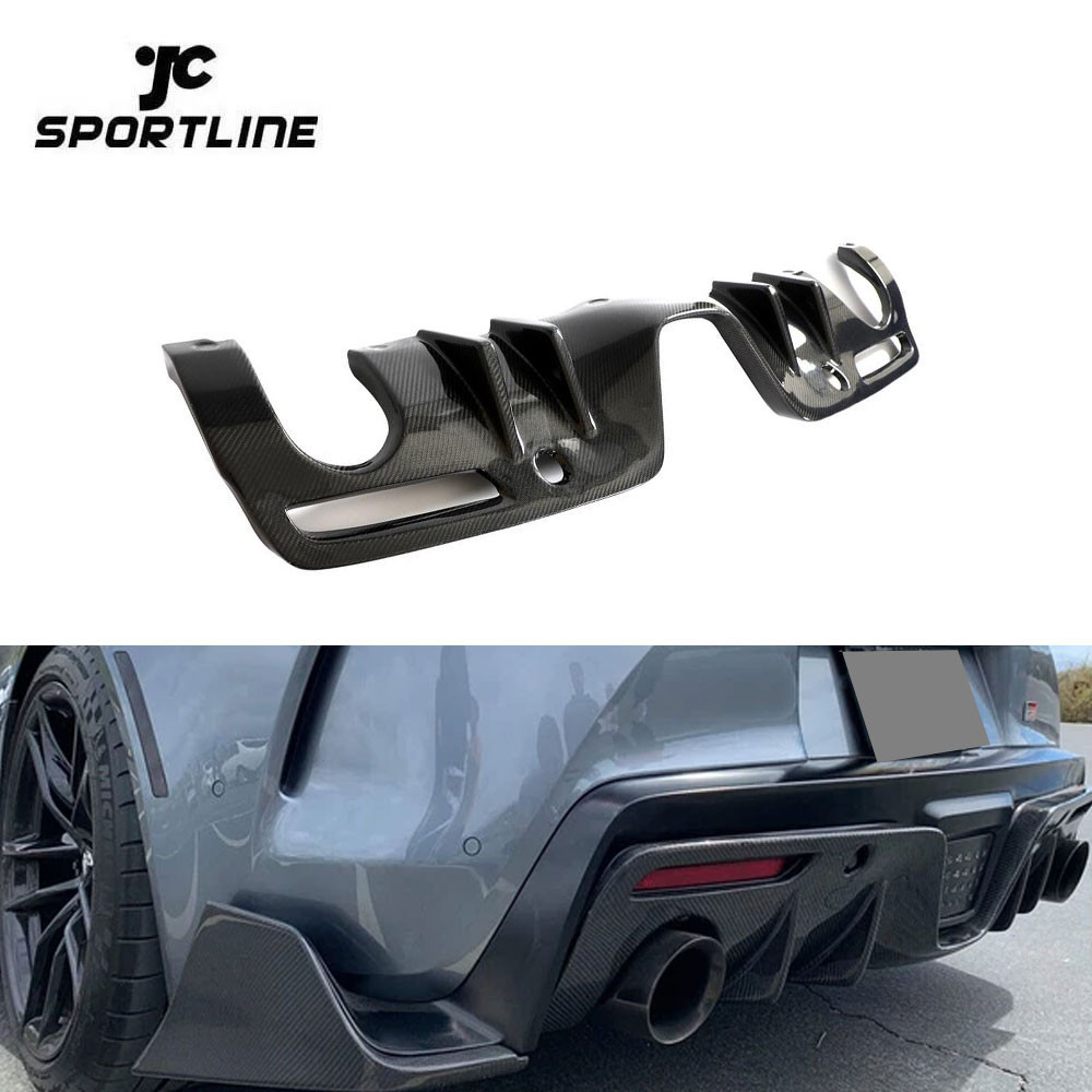 GR A90 Coupe Carbon Fiber Rear Diffuser Lip Splitter for Toyota Supra ...