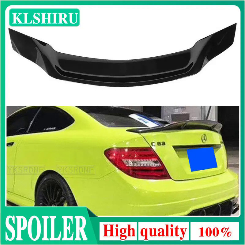 Mercedes W204 Renntech Style Spoiler Carbon Fiber R Style Spoiler For ...