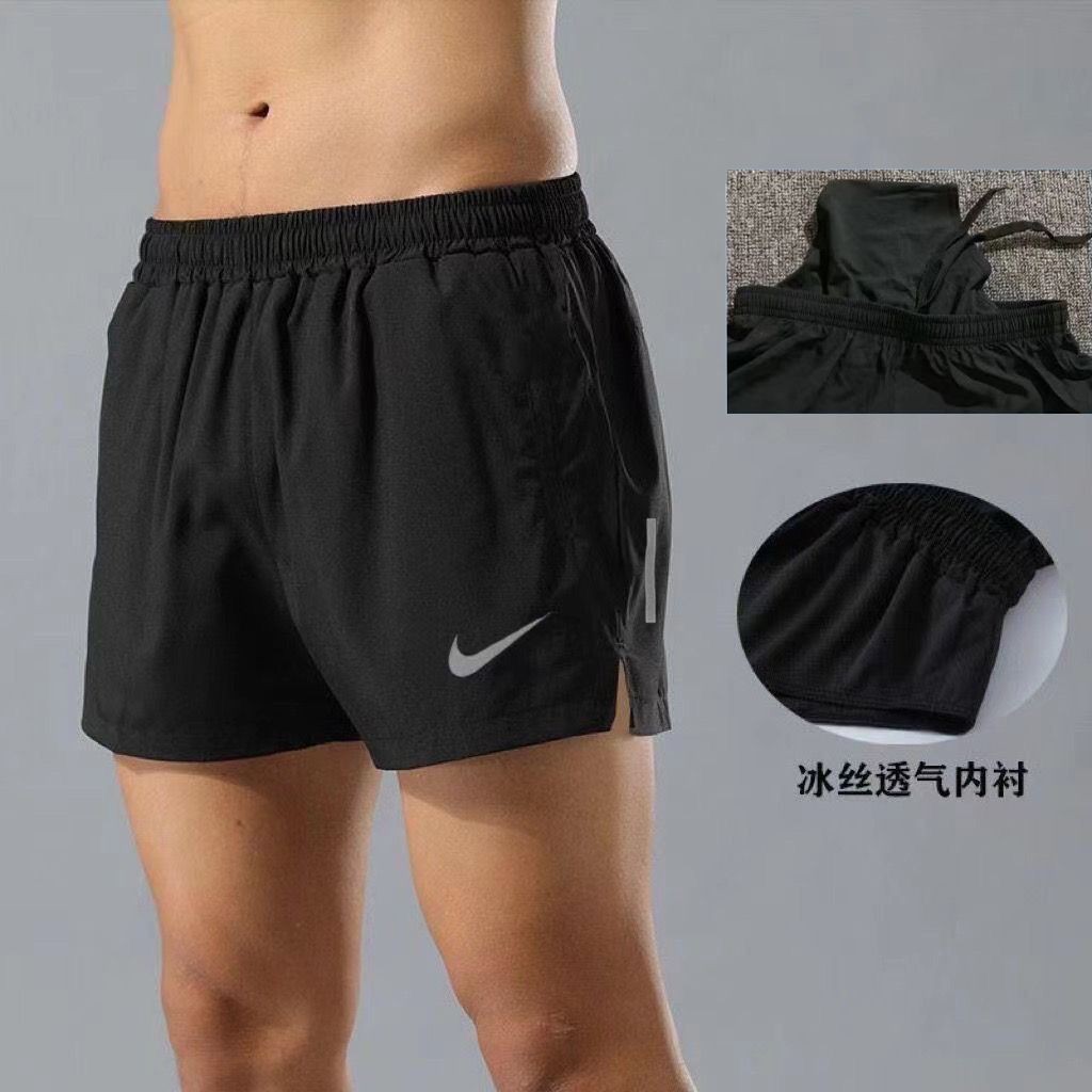 Three part running shorts, track and field sports training pants ...
