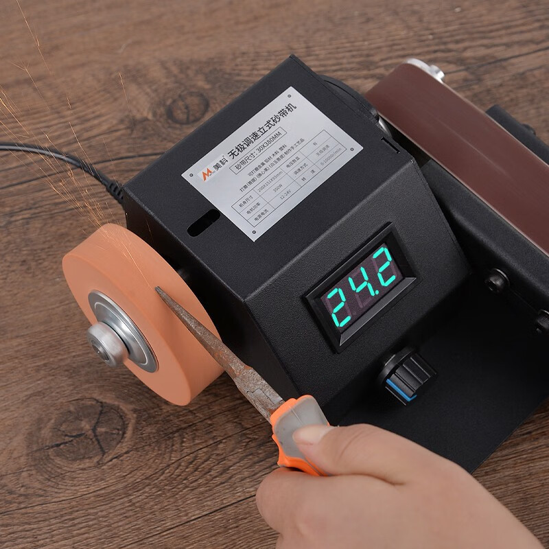 ST-⛵Meike（MYTEC）Household Small Belt Sander Knife Sharpener Mini ...